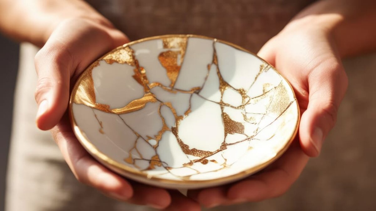 Kintsugi: che cos'è, significato e come riparare la ceramica con l'oro
