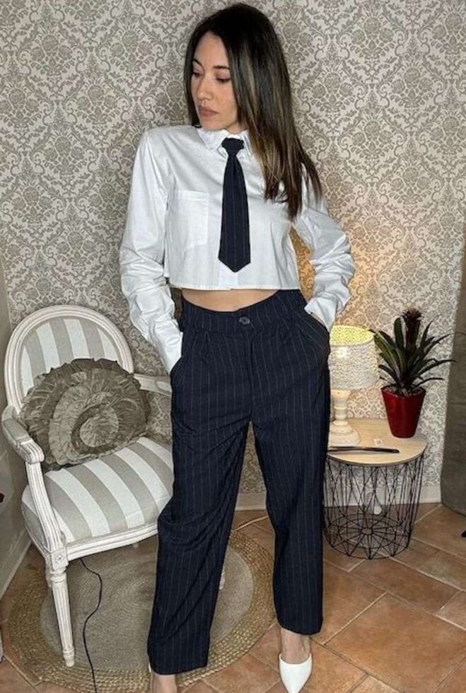 Cravatta da donna ️ le foto dei look più cool - ClioMakeUp