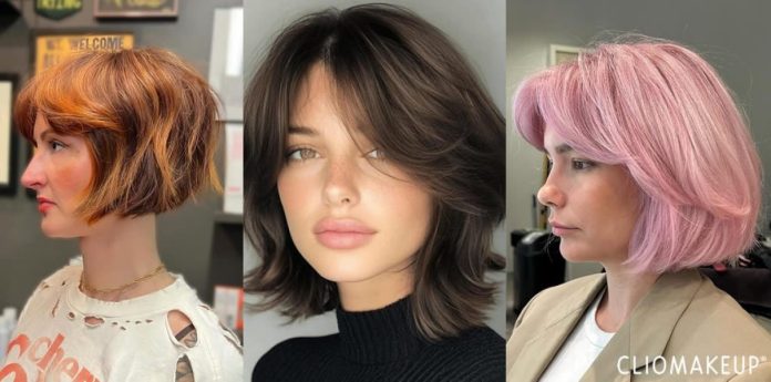 Taglio di capelli Curtain Bob, il caschetto con frangia a tendina super ...